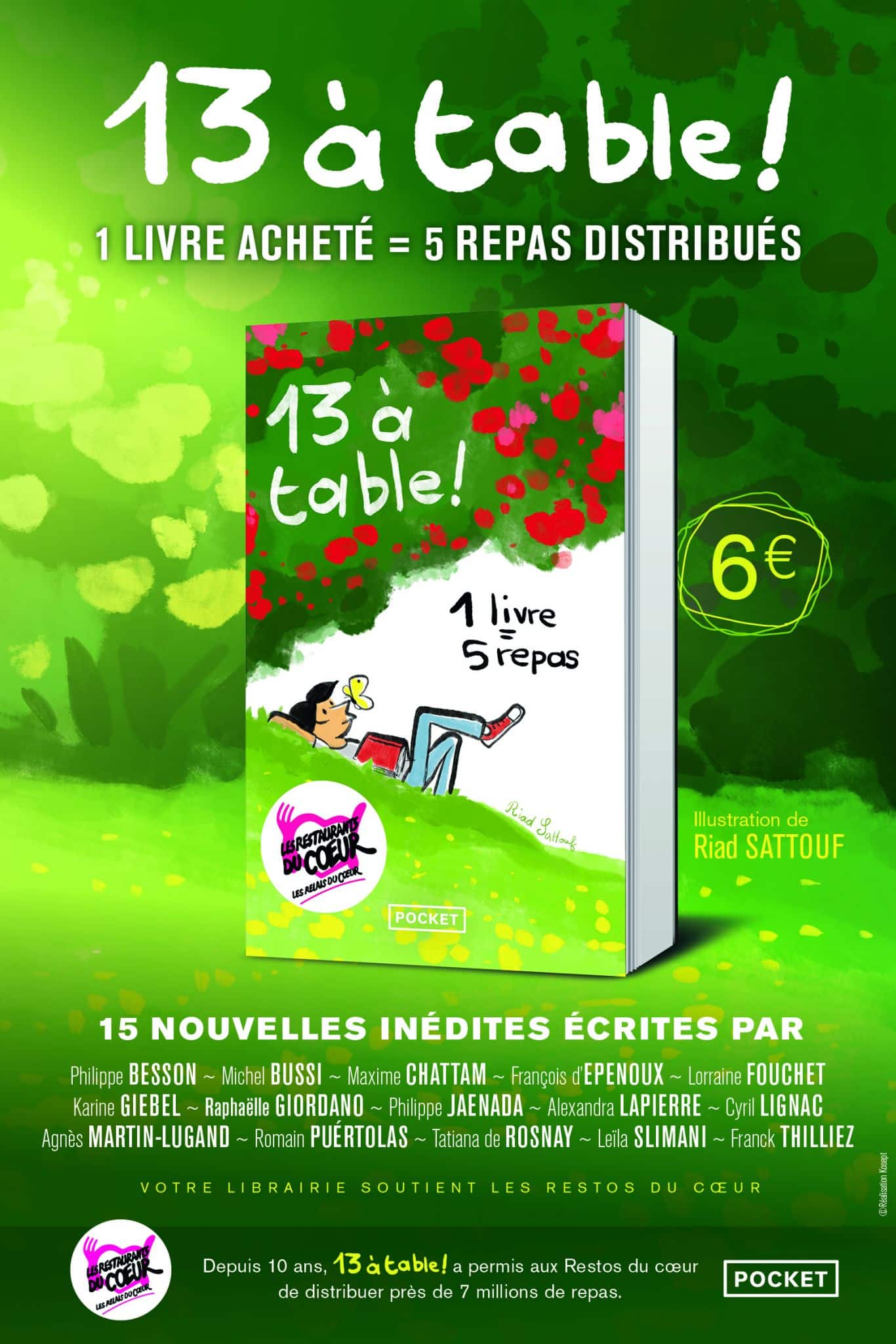 13 A TABLE FETE SES 10 ANS ! | Les Restos du Cœur